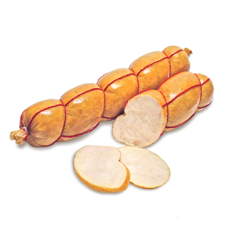 Ковбаса Філейна куряча напівкопчена/ вищий ґатунок/ в/у ваг /MIDA/